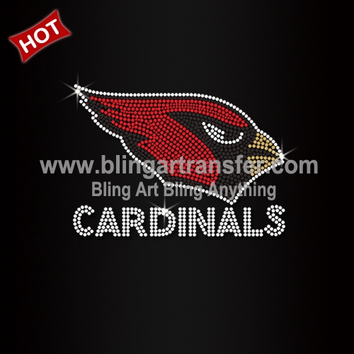 Cardinals Rhinestones Transfers - Blingartransfer
