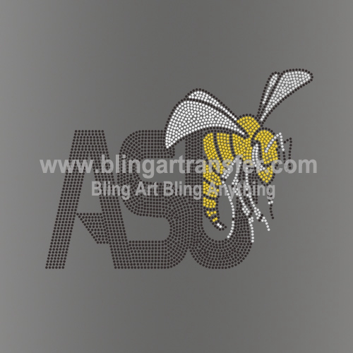 ASU Rhinestone Transfers For T-shirt - Blingartransfer